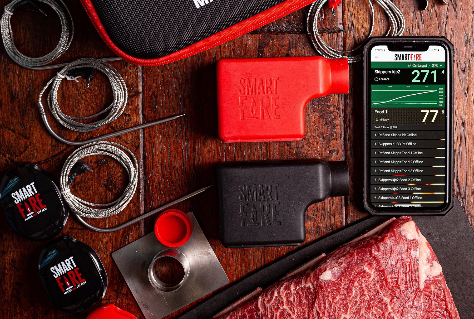 BBQ Smoker Temperature Controller & Thermometer | Smartfire BBQ